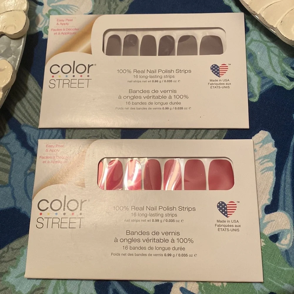 Color Street | Other | Two Unopened Packages Of Color Street Nails Bad ...
